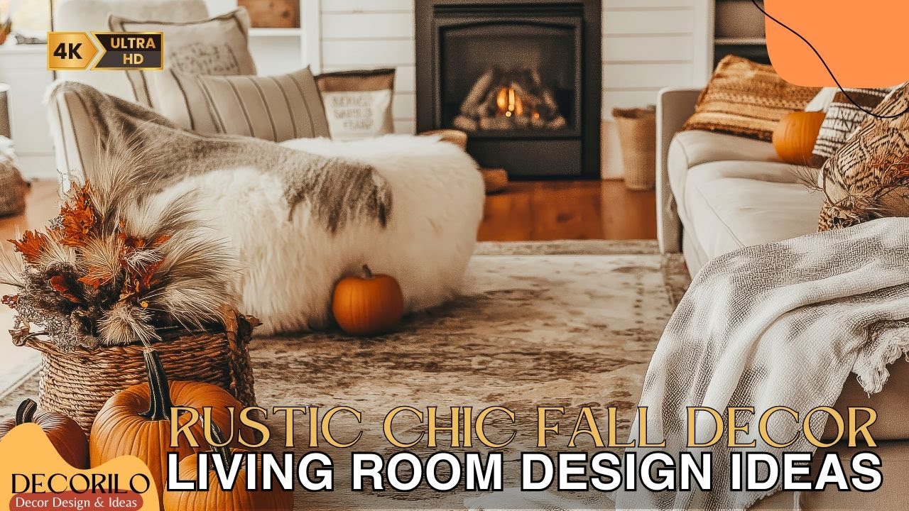 Rustic Chic: Fall Decorating Inspiration for Your Living Room ...