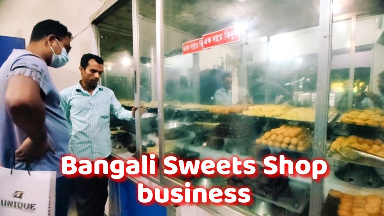 Bangali Mini Sweets Shop Business | kalojam,chamcham,Shondesh | Bangali ...