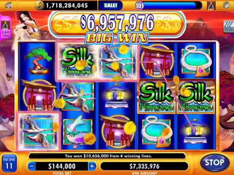 SILK KIMONO Video Slot Casino Game with a " BIG WIN" FREE SPIN BONUS ...