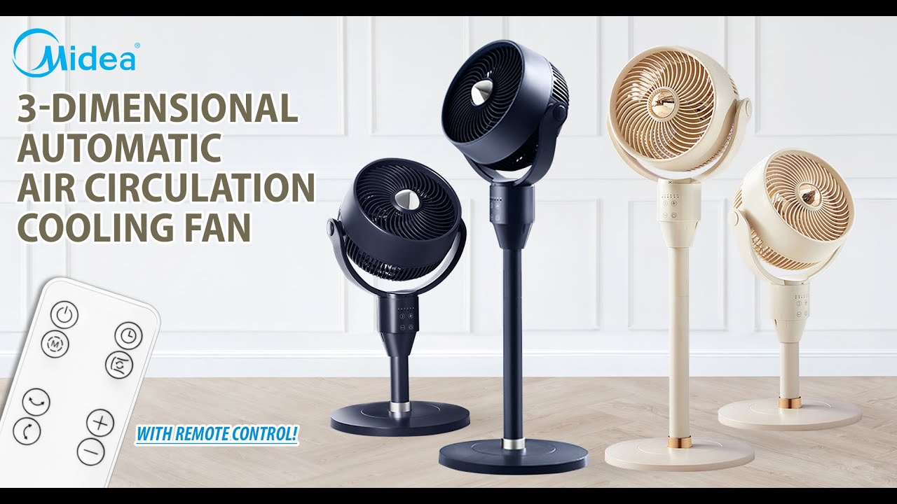 Midea Air Circulator Automatic 3D Air Supply Cooling Fan | Urban Tech ...