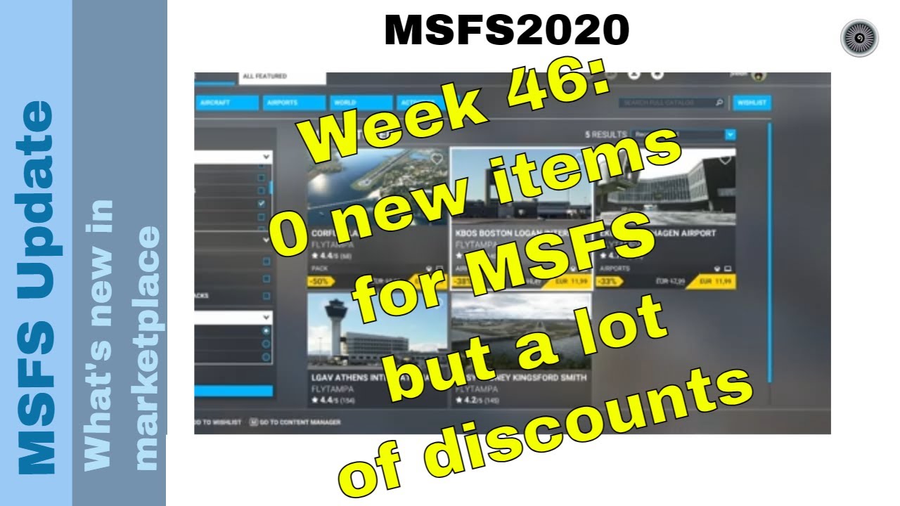 Flight Simulator 2020 - MSFS Update - What's new in the marketplace ...