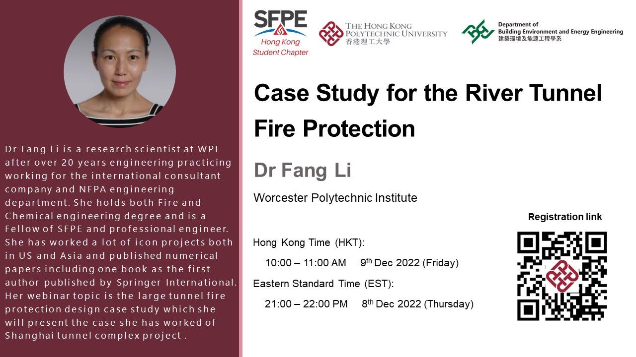 Dec 09 2022 SFPE Webinar Dr Fang Li - YouTube