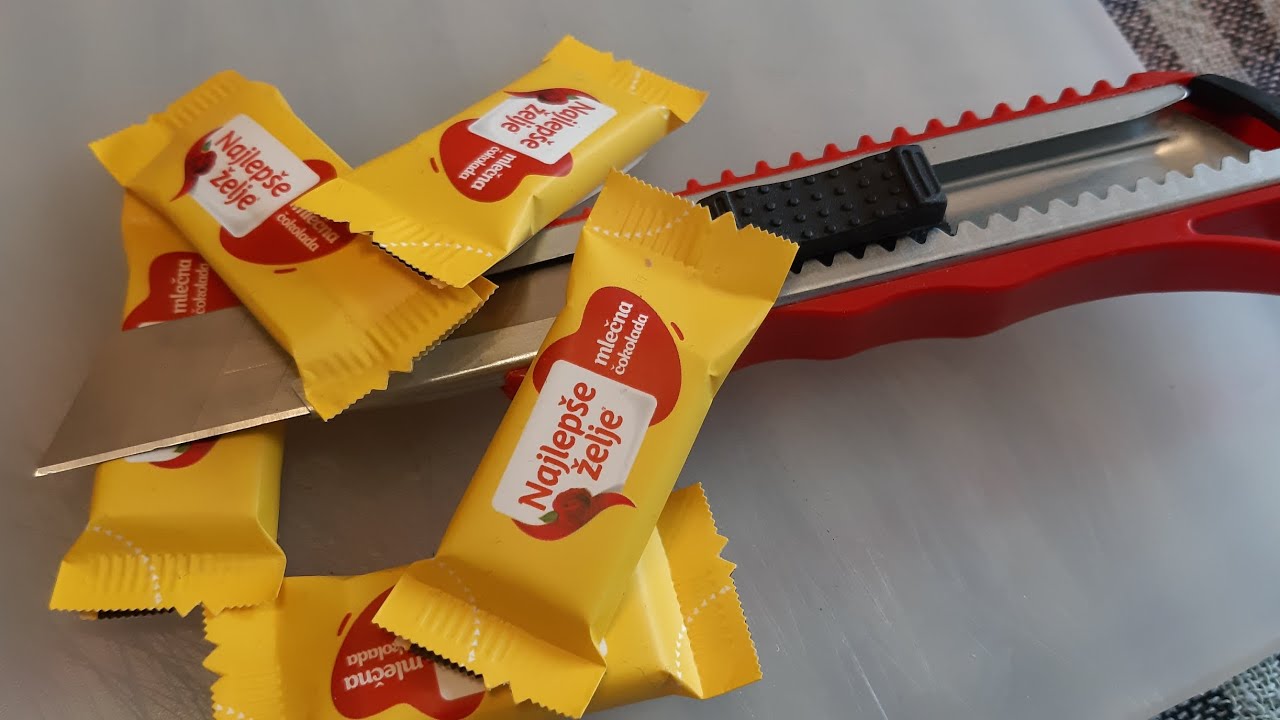 Cokoladice su pretvrde 😱😱 ---- The chocolate bars are too hard 😱😱 - YouTube