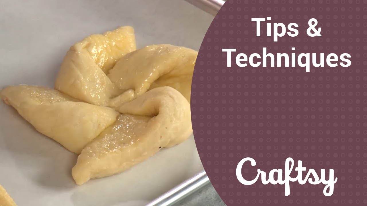 Shaping Danish Pastry Pinwheels - YouTube