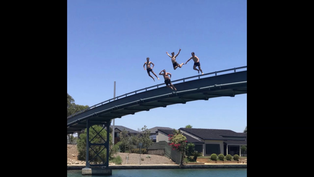 cliff jumps and big bad crashes - YouTube