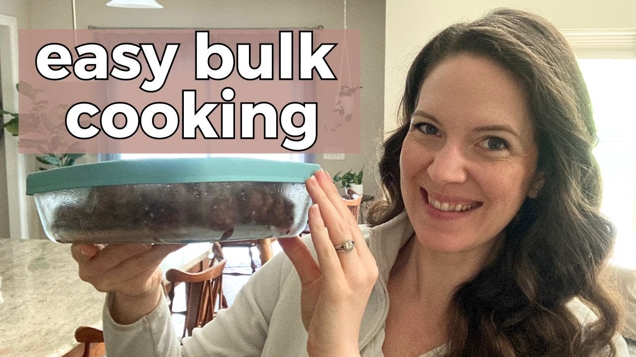 Easy Bulk Cooking - YouTube