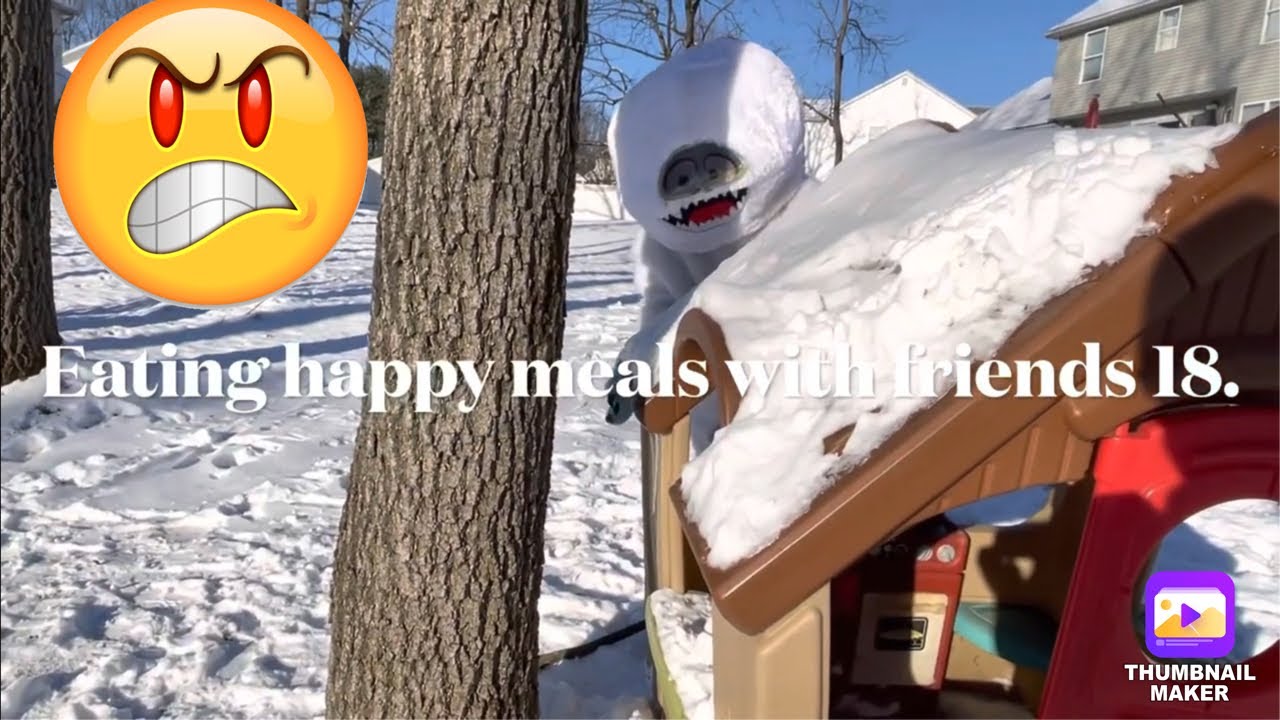 How to catch a Yeti eating happy meals with friends 18 - YouTube