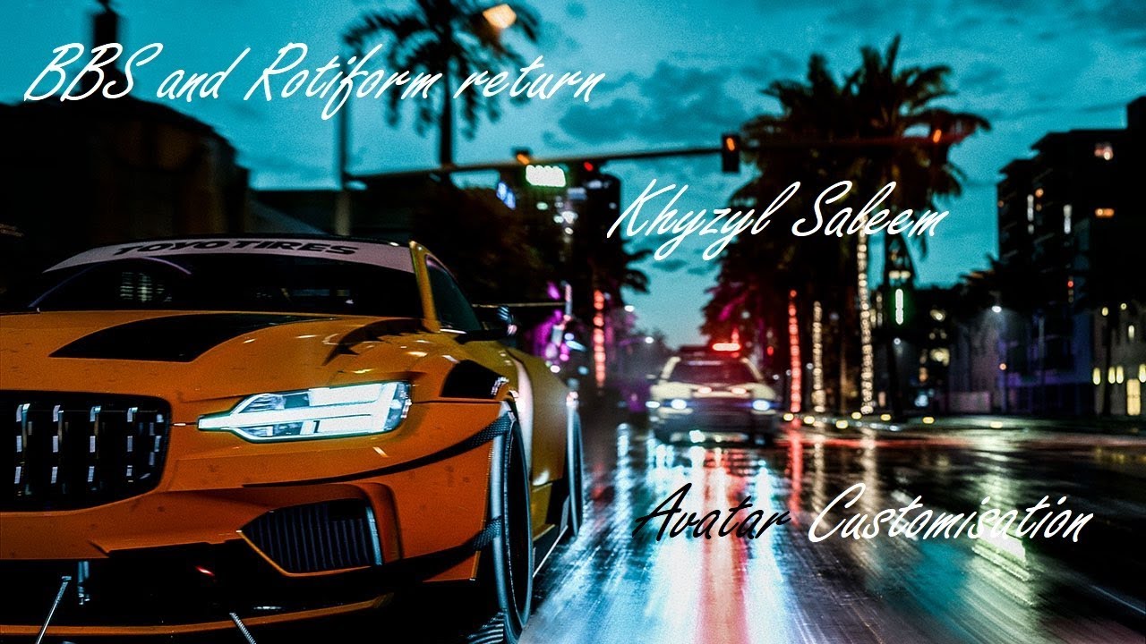 Need For Speed Heat (2019) - Avatar customization, Khyzyl Saleem, BBS ...