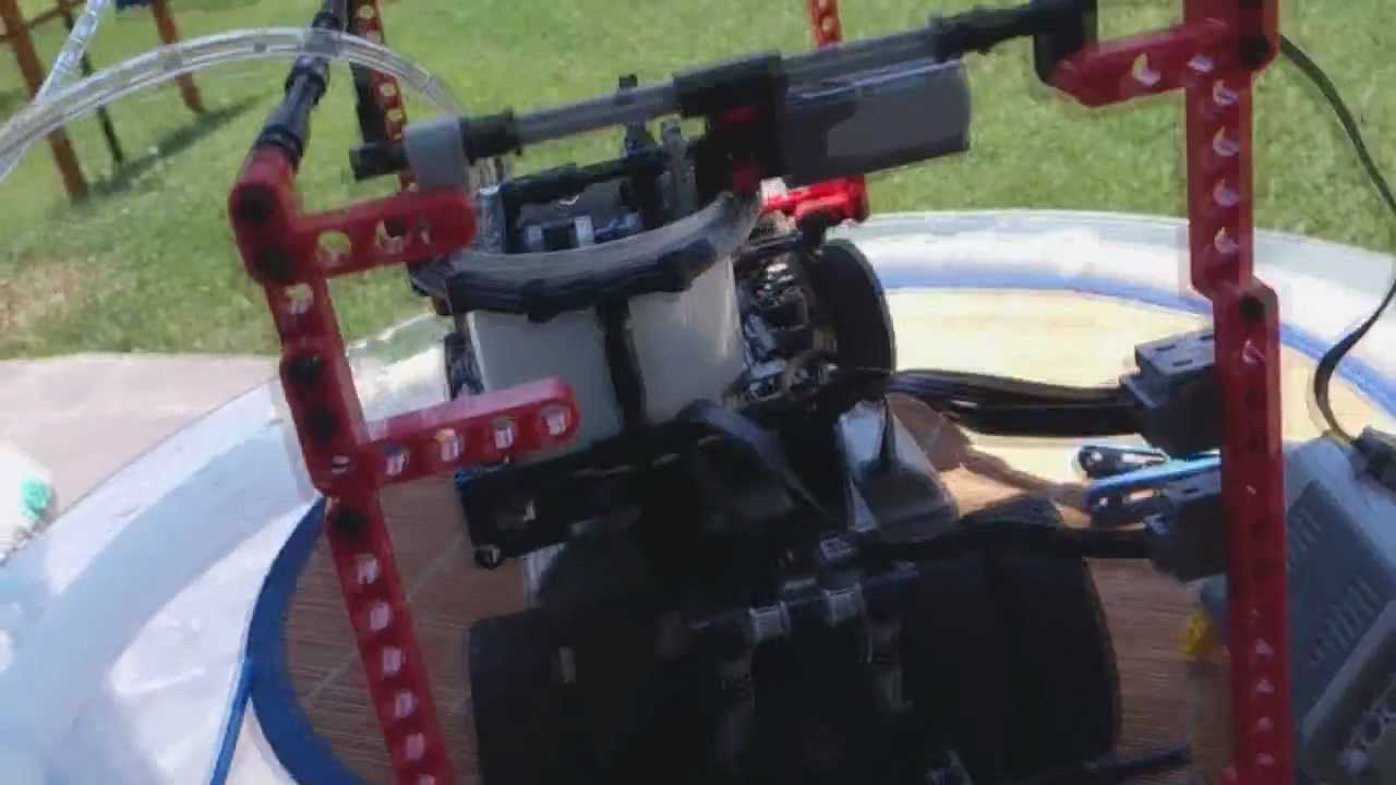 Lego water pump test 1.0 - YouTube