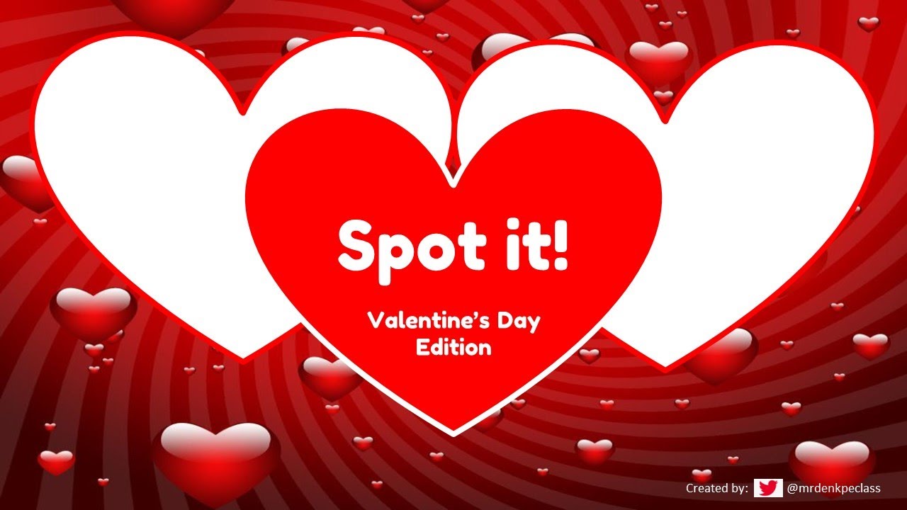 Spot It: Valentine's Day Edition - YouTube