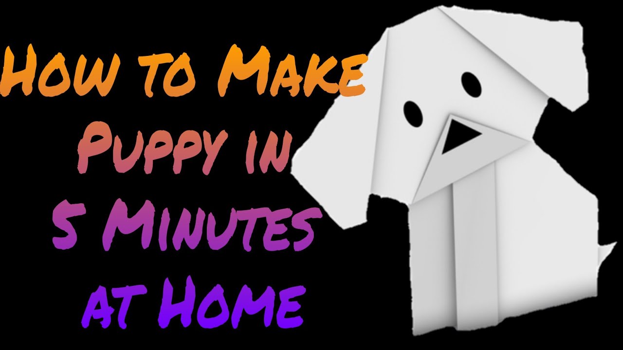 How to make a paper Pappy,in 5 minutes.paper crafts ,how to make a ...
