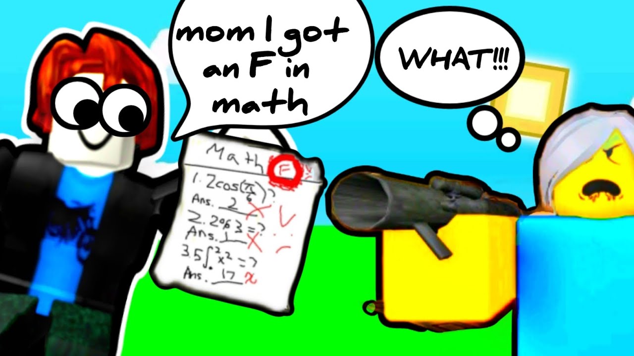 I Failed My Math Test In Roblox (Funny Meme Compilation) - YouTube
