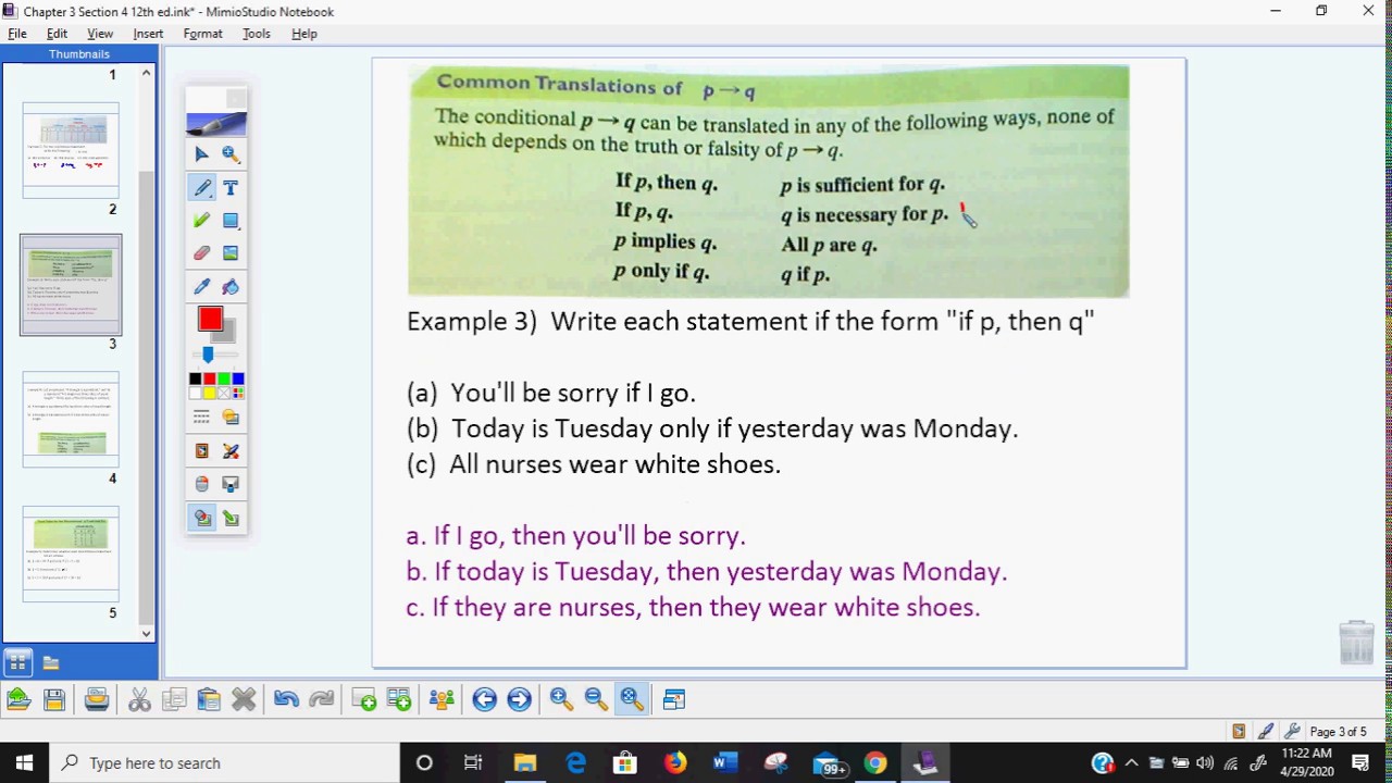 Logic: Common Translations of If P Then Q - YouTube