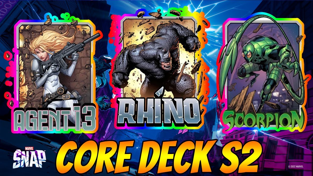 CORE DECK / SERIES 2 / MARVEL SNAP - YouTube