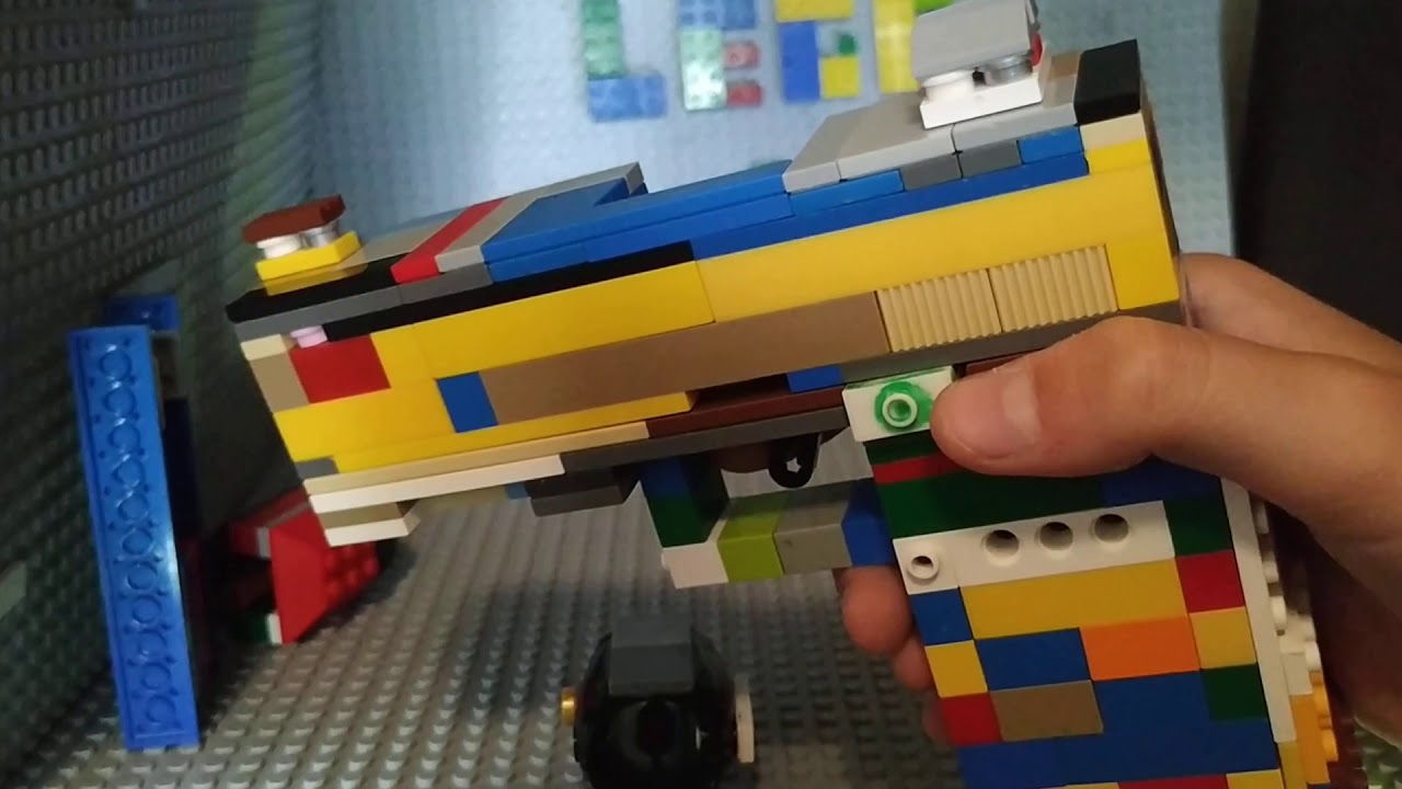 Lego Glock 17 z doplňky + tutoriál - YouTube