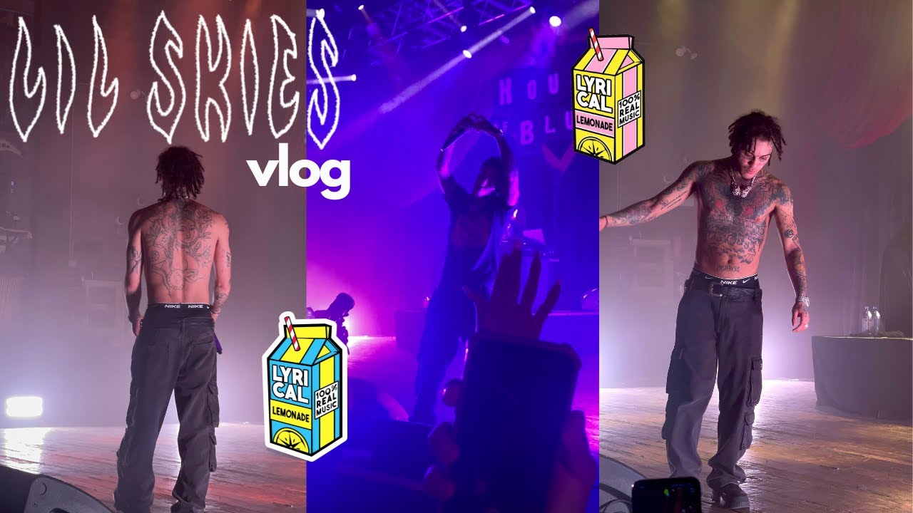 LIL SKIES WORLD RAGE VLOG (I hate mosh pits) - YouTube