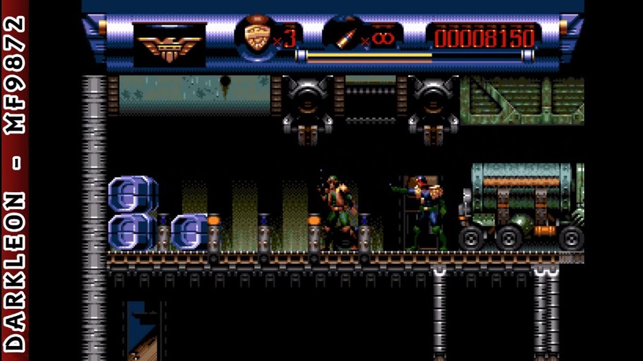 Genesis - Judge Dredd © 1995 Probe - Gameplay - YouTube