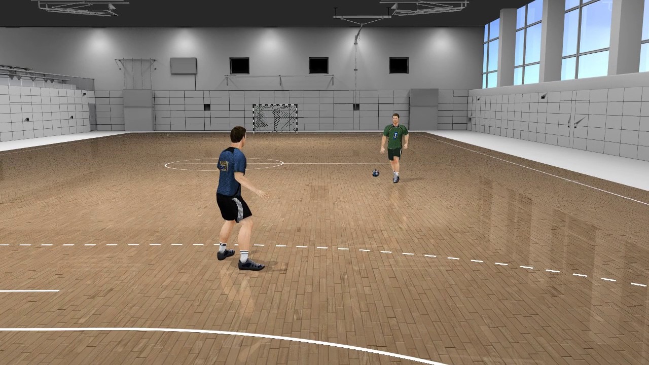 Basic position 3 | Handball at school | IHF Education Centre - YouTube