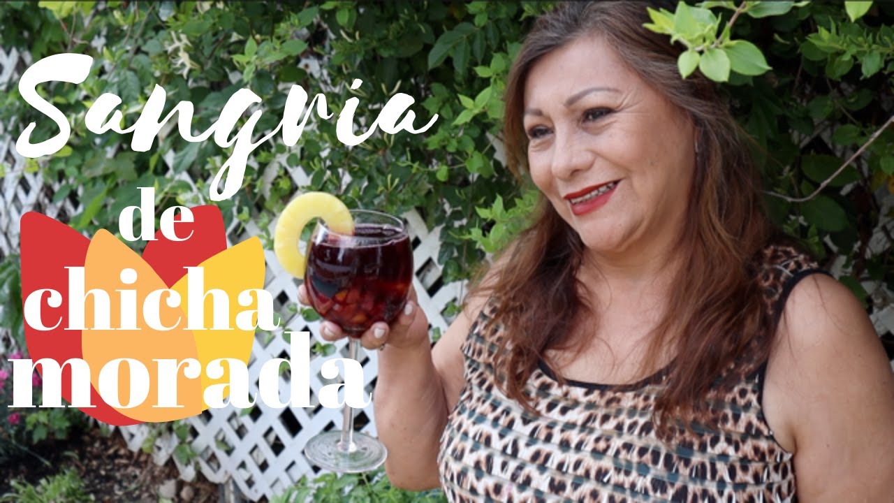 Sangria de Chicha Morada ∆ Cocina Peruana - YouTube