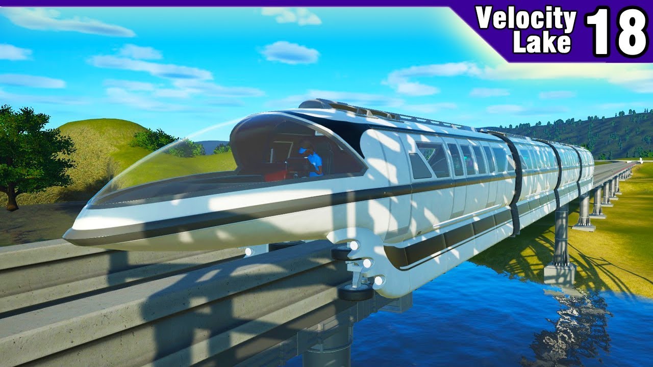 Velocity Lake (ep. 18) - That's right, MONORAIL!!! | Planet Coaster ...
