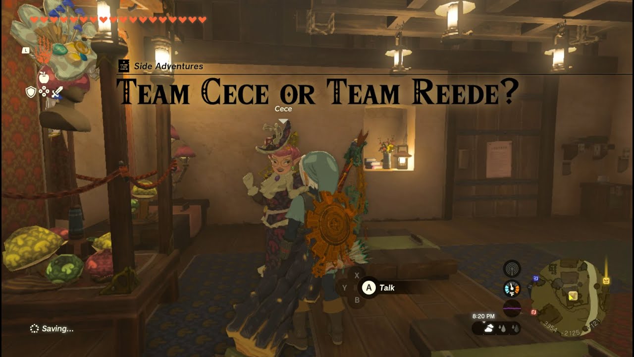 Legend of Zelda Tears of the Kingdom: Team Cece or Team Reede Gameplay ...