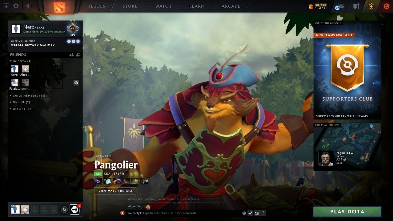 Dota 2 MMR Dari Guardian sampai Immortal - YouTube