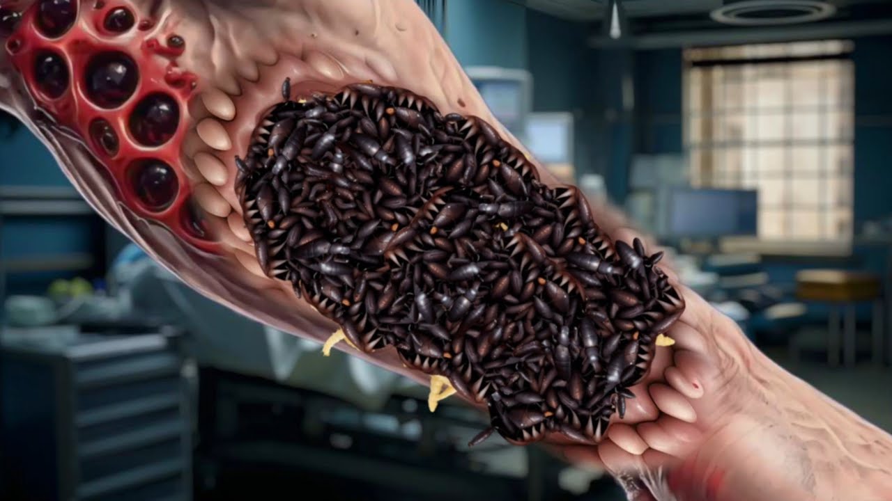 Asmr Animation Deep Cleaning | Hand Treatment Maggots & Worms Remove ...