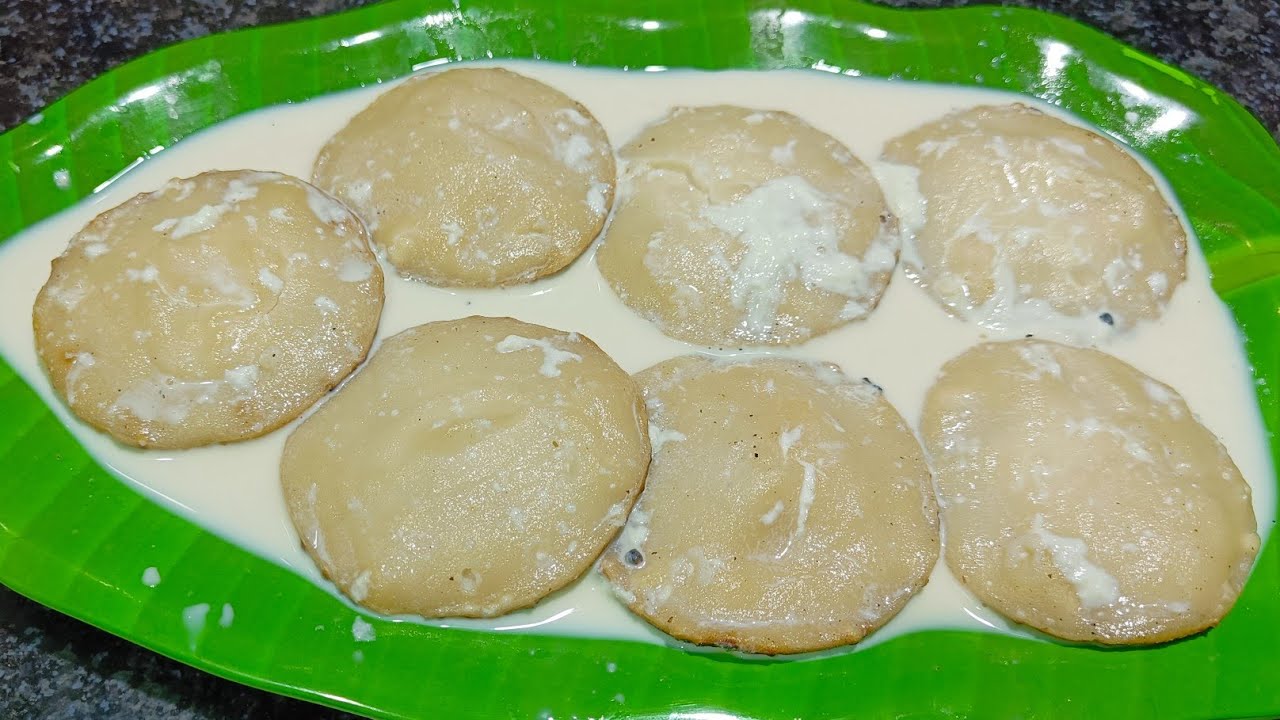 New Year Special Dudh Chitoi Pitha Recipe!দুধ চিতই পিঠা!আসকা পিঠা!সরা ...