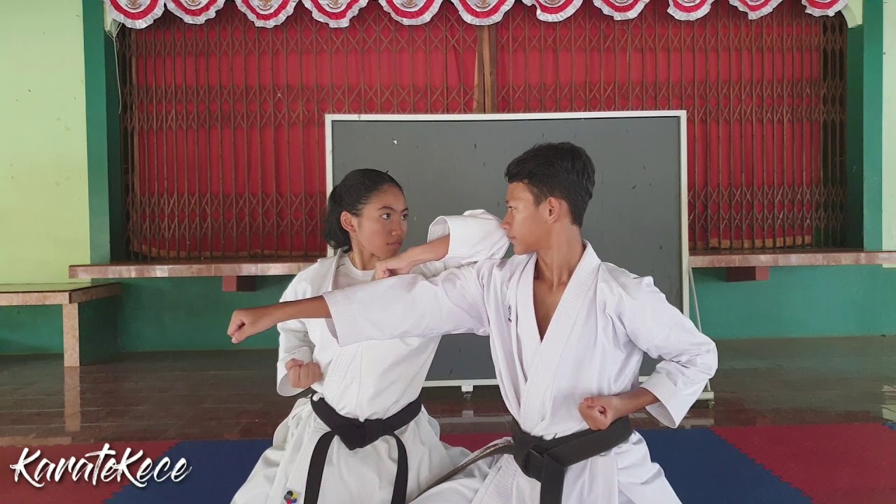 Basic Kihon Shoto (Ude) Uke, Empi Uchi, Geaku Tsuki & Bunkai [KarateKece] - YouTube