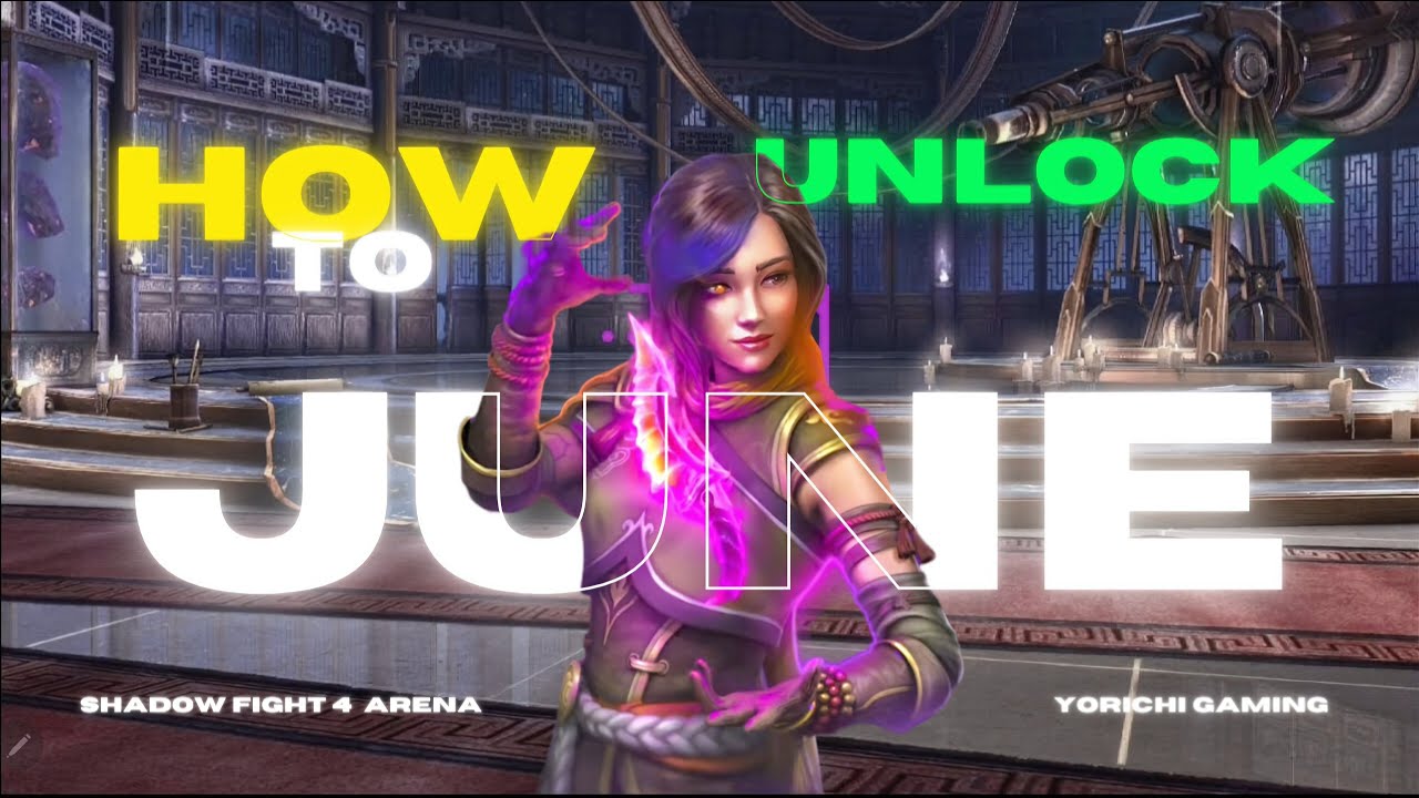 How to Unlock June in Shadow Fight 4 Arena | 3 tricks | legendary hero ...