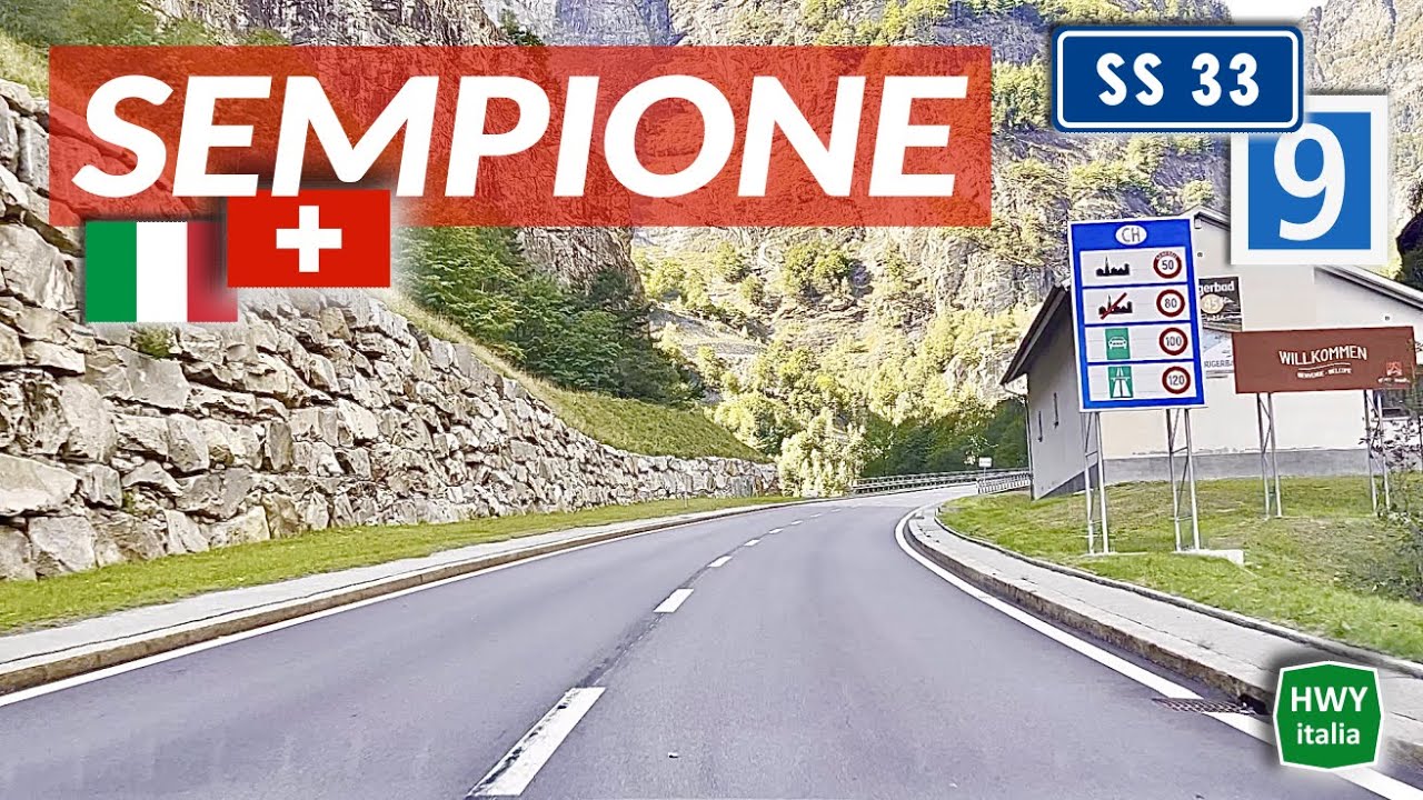 Confine di Stato ITALIA - SVIZZERA | Valico del Sempione | Strada ...