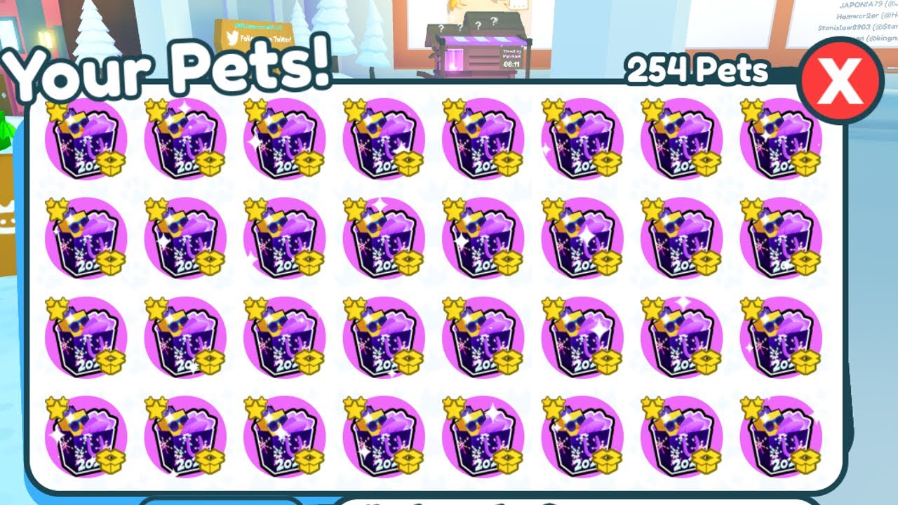 Opening 101 NEW YEARS 2023 GIFTS (Pet Simulator X) - YouTube