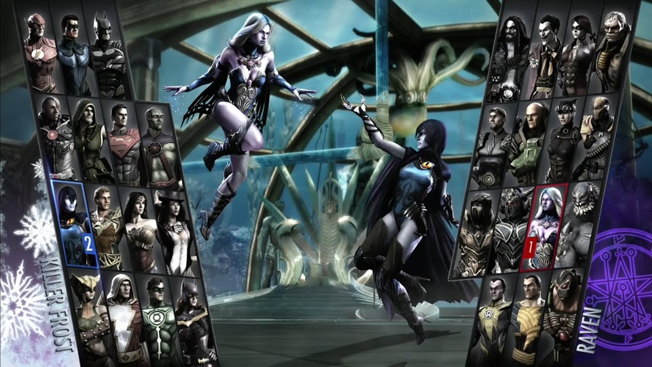 Killer Frost Vs Raven INJUSTICE Gods Among Us - YouTube