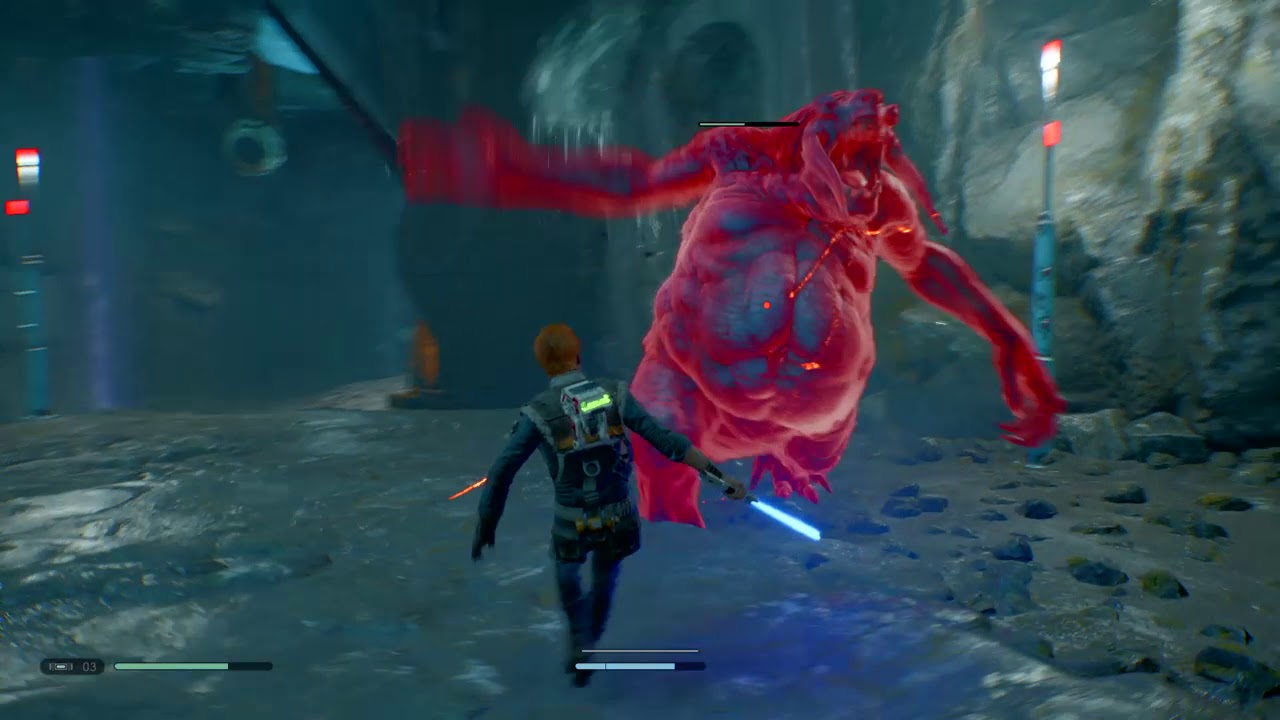 Fighting a Jotaz in Jedi Fallen Order, Jedi Grandmaster - YouTube