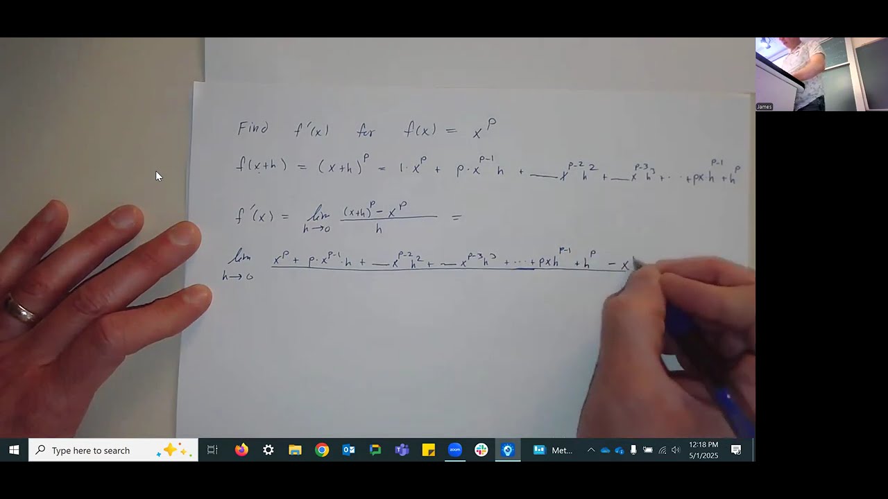 Co-17A 5-1-25: Power Rule, Product Rule, Quotient Rule, and Derivatives ...