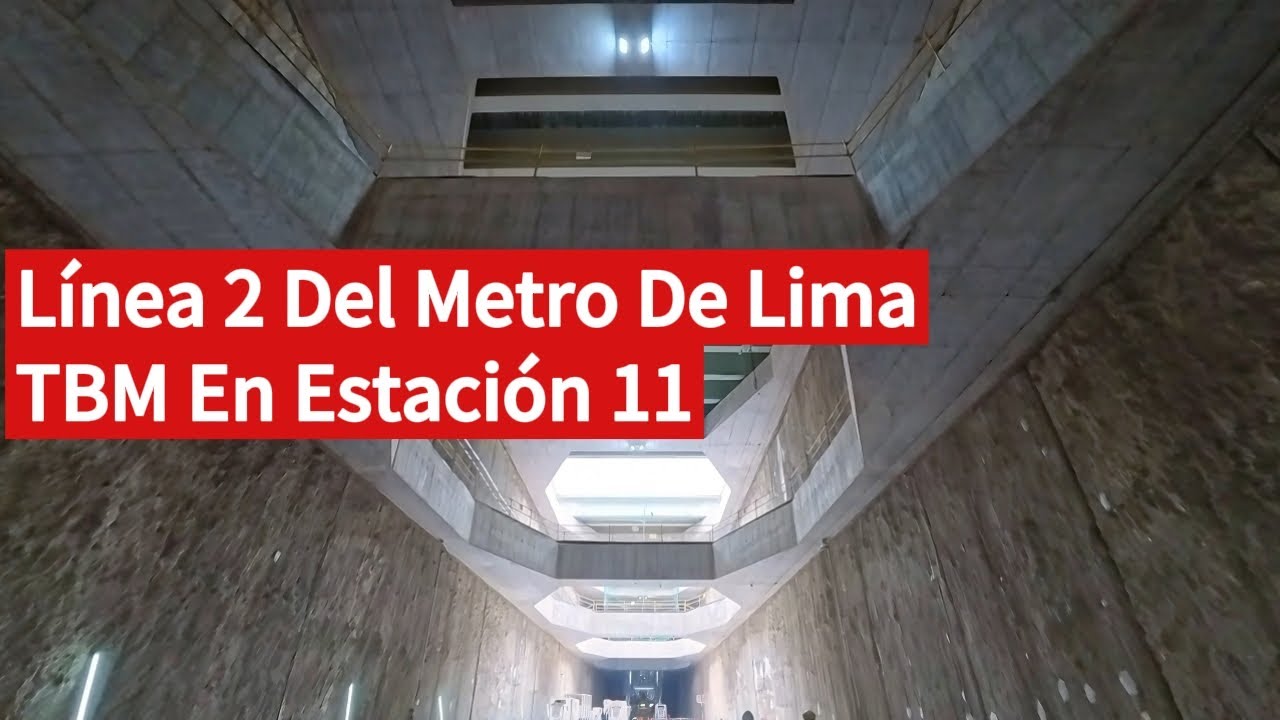 Línea 2 del metro de Lima, TUNELADORA TBM llega al lado Callao de la ...