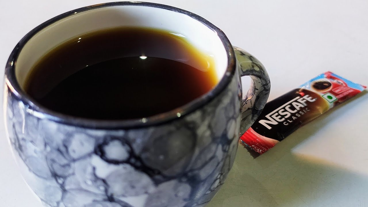Black Coffee Recipe | Black Coffee at home with Nescafe ☕😋 - YouTube