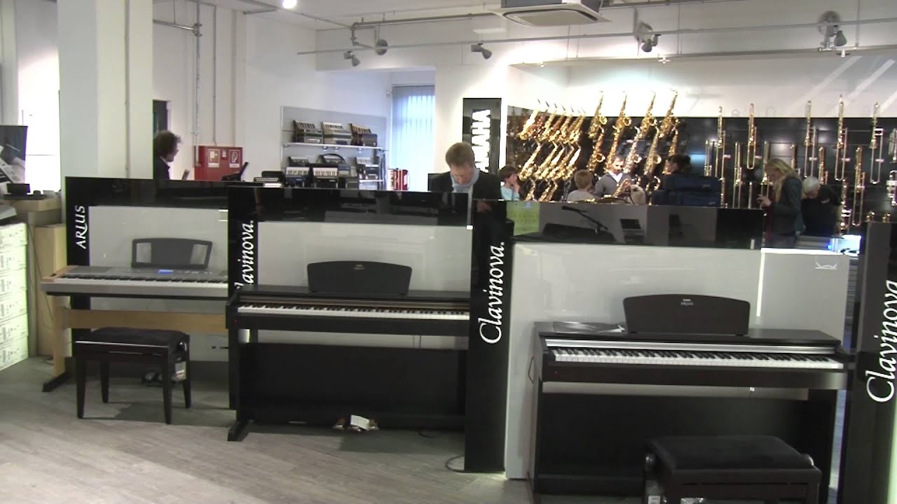 Die Abteilungen des MUSIC STORE - Keyboards und E-Pianos - YouTube