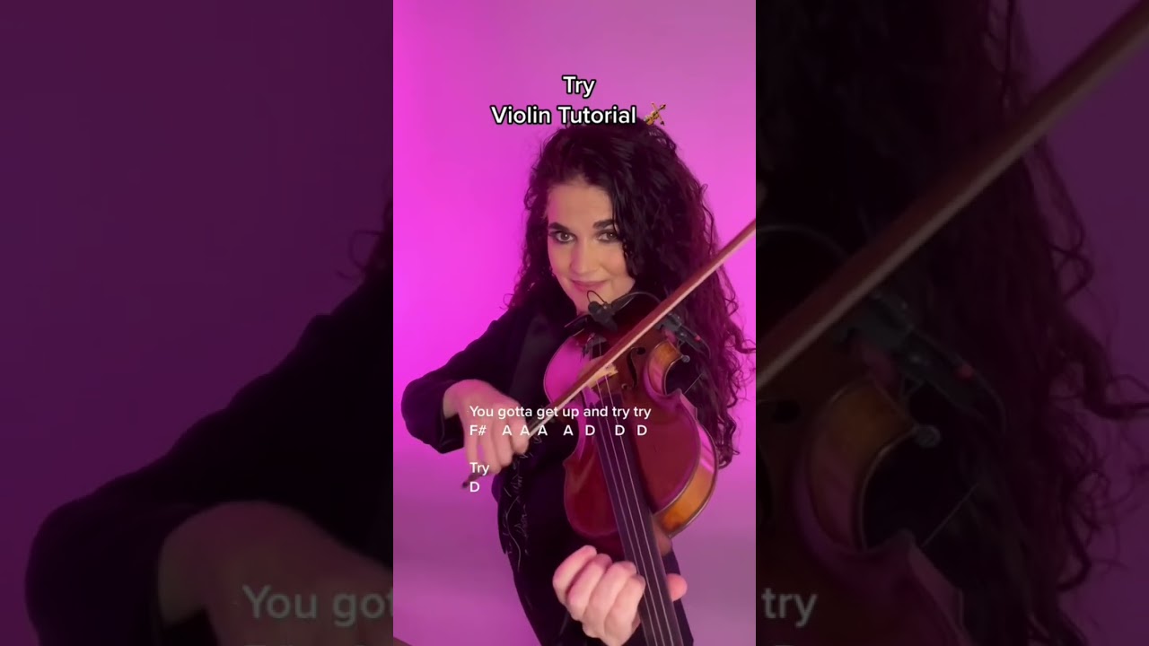 Try by Pink Violin Tutorial by Susan Holloway - YouTube