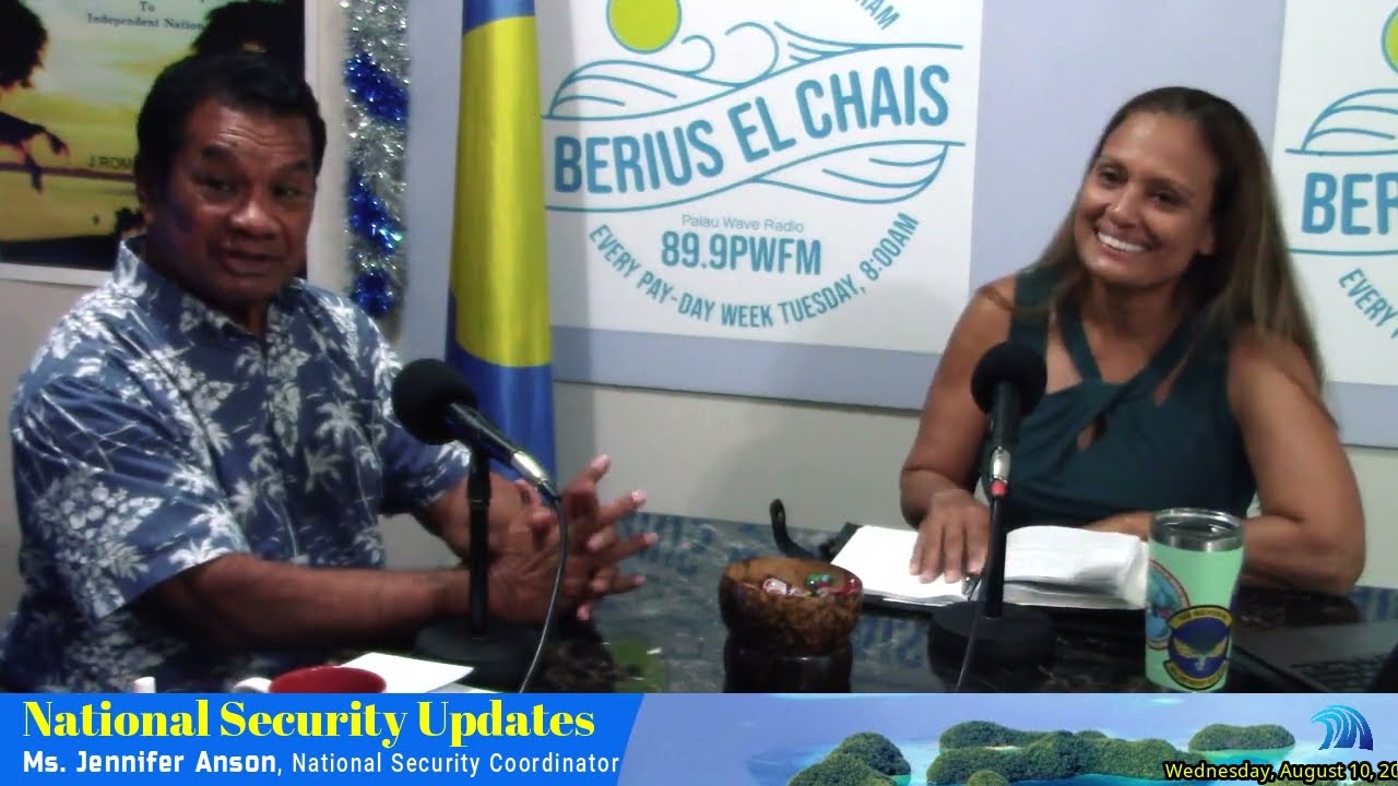 Updates with National Security Coordinator Ms. Jennifer Anson (August10 ...