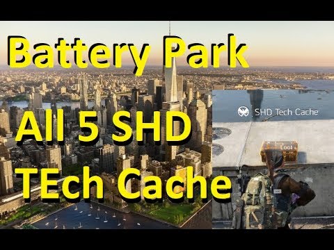 Battery Park ALL 5 SHD Tech Cache Locations - Division 2 Warlords of ...