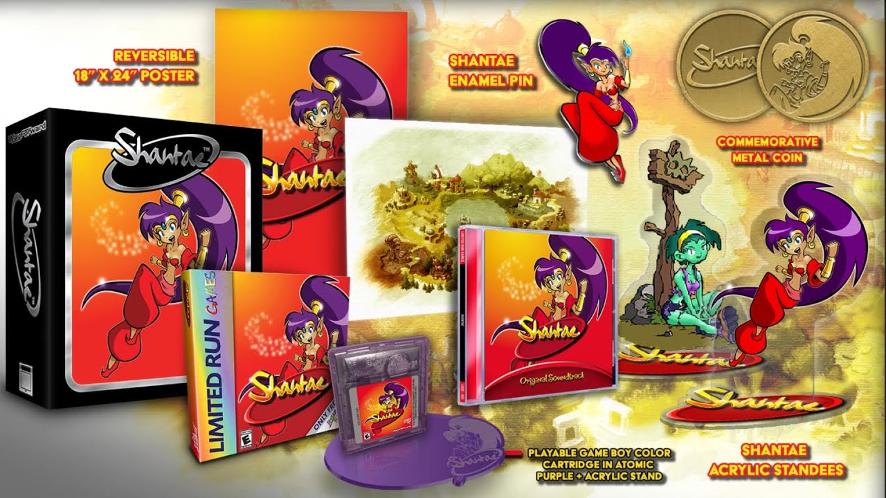 Shantae - Collector's Edition (GBC) LIVE Unboxing - YouTube