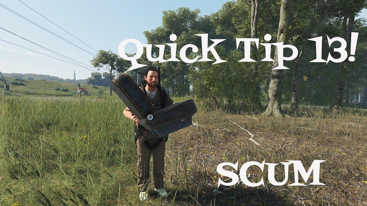 SCUM GAME Quick Tip 13! #scum #scumgame #Tip #jagex #pcgaming #gamepires - YouTube