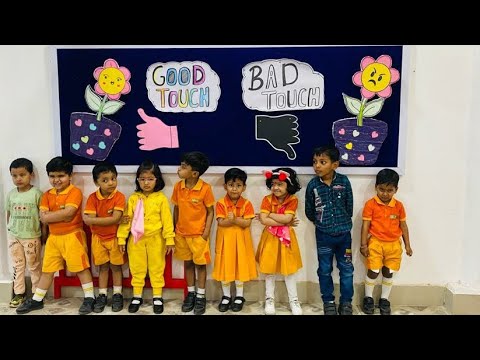 activity of good touch and bad touch class pg to ukg - YouTube