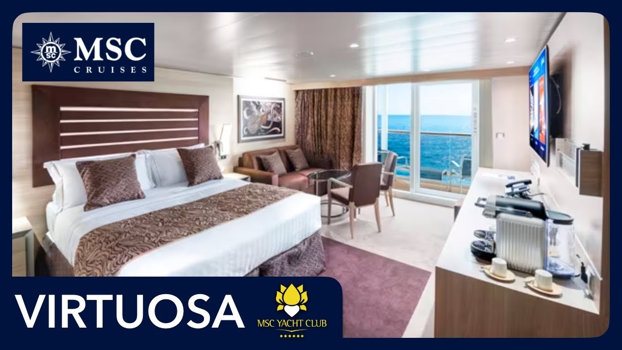 MSC VIRTUOSA Yacht Club Deluxe Balcony Suite 15010 - YouTube