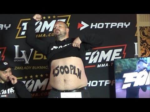 BONUS BGC SHOW! ŁAZARSKI GLADIATOR POZAMIATAŁ NA KONFERENCJI PRASOWEJ ...