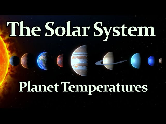 Surface Temperatures Of The Planets
