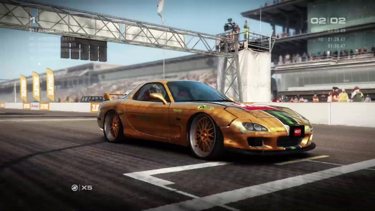 GRID 2 - MAZDA RX7 TYPE RZ at INDIANAPOLIS - YouTube