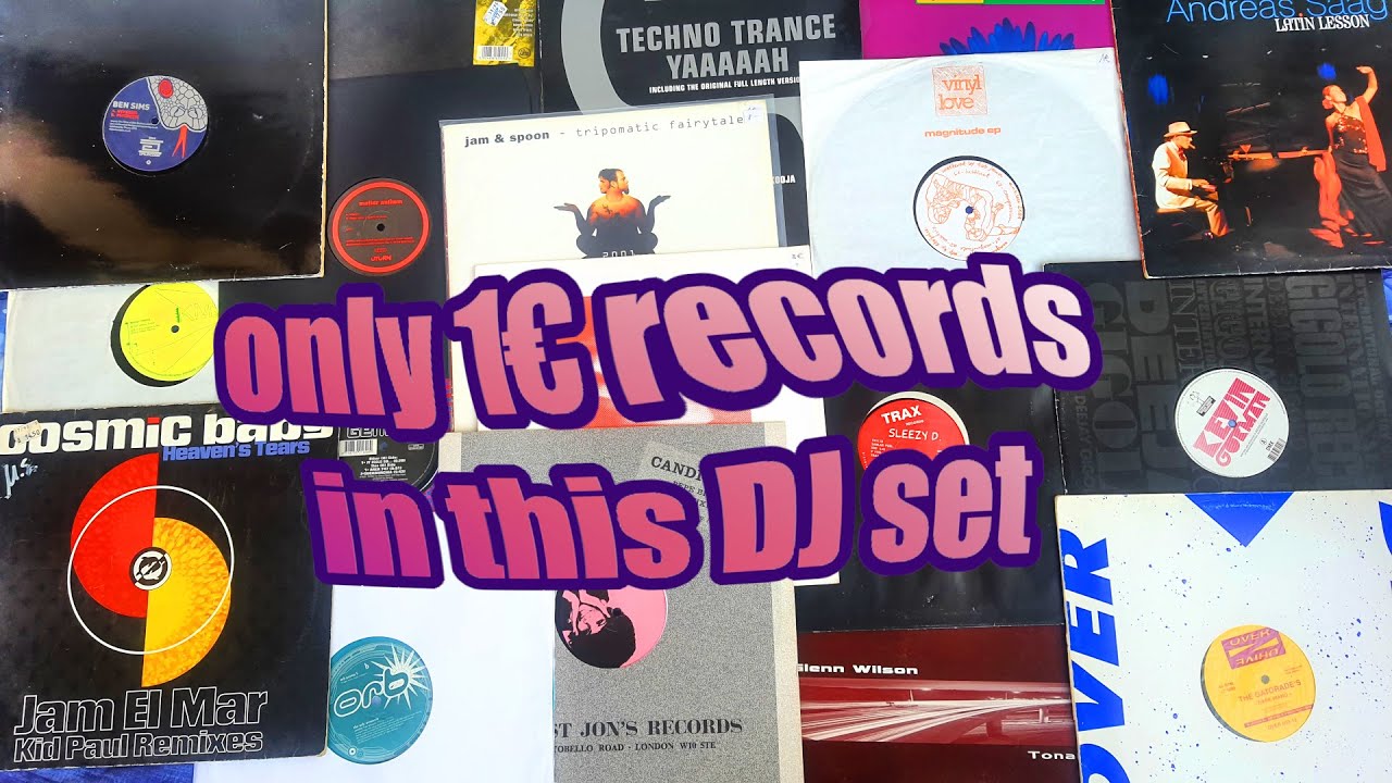 Bargain Bin DJing: Vinyl DJ Mix With Only 1€ Records [3 Turntable ...