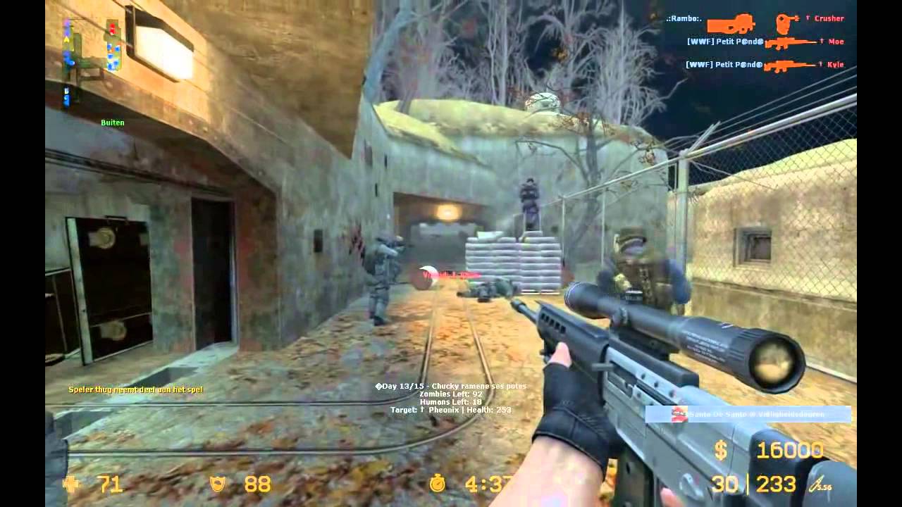 Counter Strike Source Zombie Horror new mod - YouTube